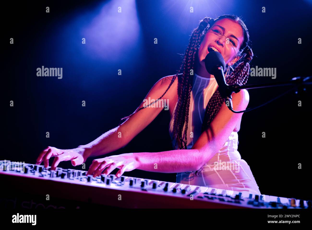 Barcelona, Spain. 2024.04.03. Marina Herlop perform on stage at Sala ...