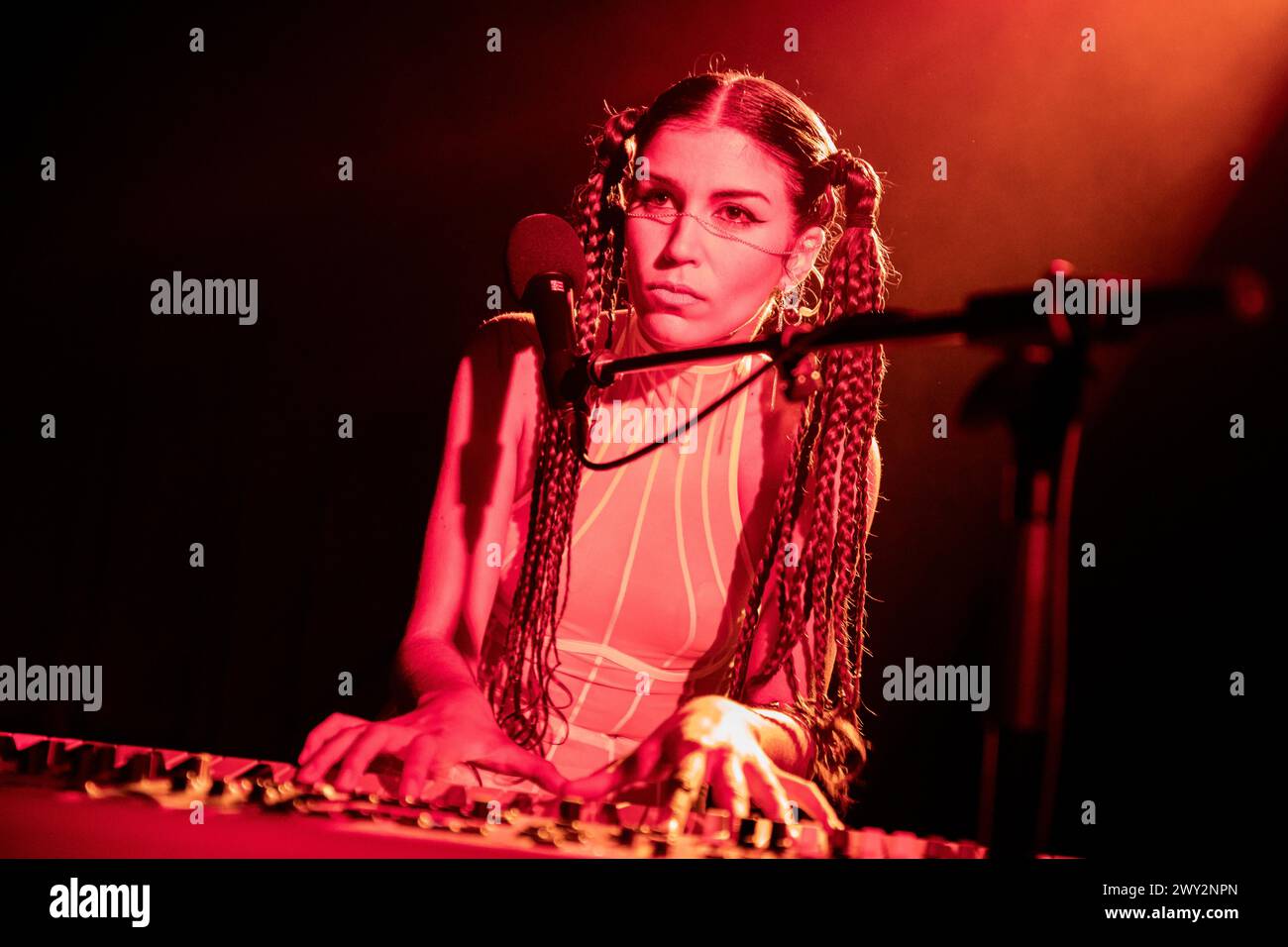 Barcelona, Spain. 2024.04.03. Marina Herlop perform on stage at Sala ...