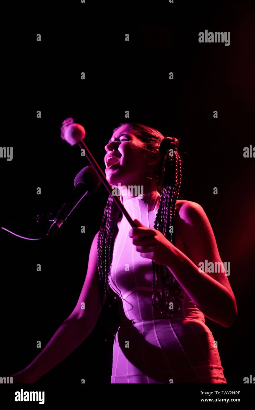 Barcelona, Spain. 2024.04.03. Marina Herlop perform on stage at Sala ...