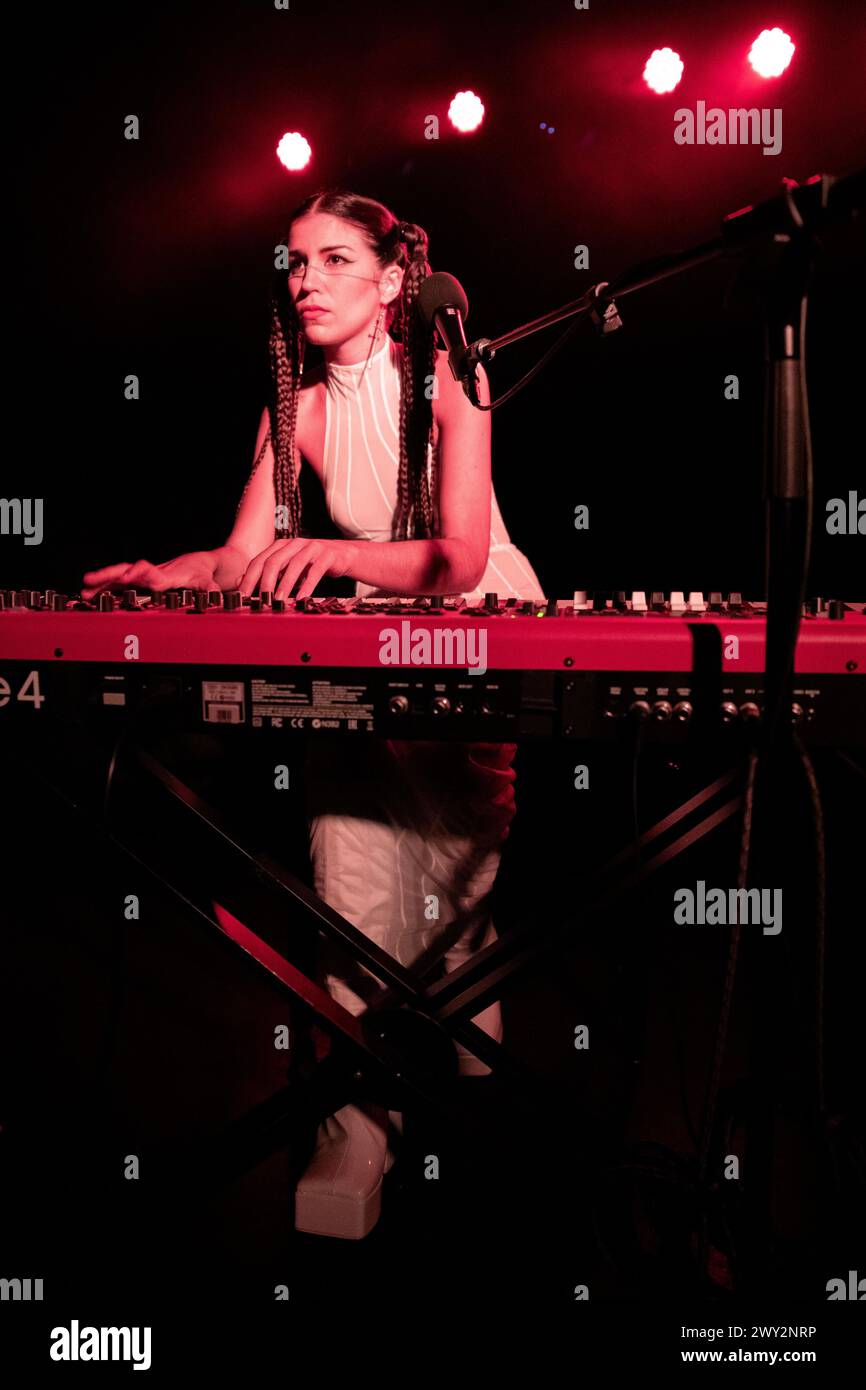 Barcelona, Spain. 2024.04.03. Marina Herlop perform on stage at Sala ...