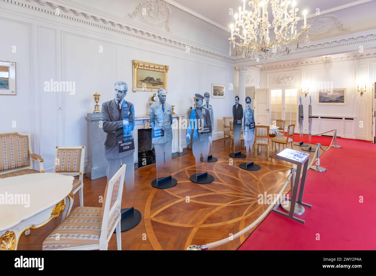 Potsdam, Germany - March 31, 2024: inside the Cecilienhof Palace in ...