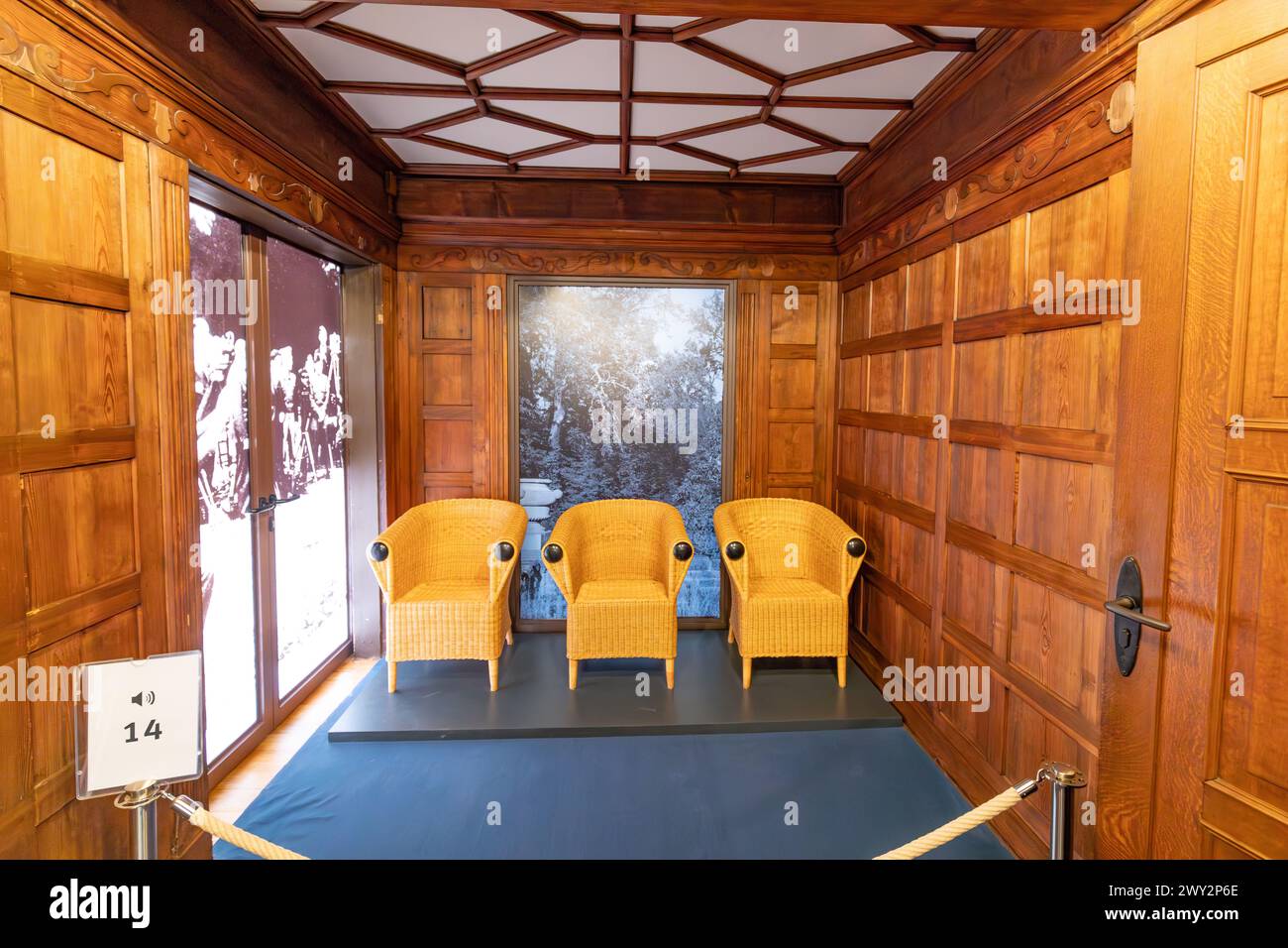 Potsdam, Germany - March 31, 2024: inside the Cecilienhof Palace in ...
