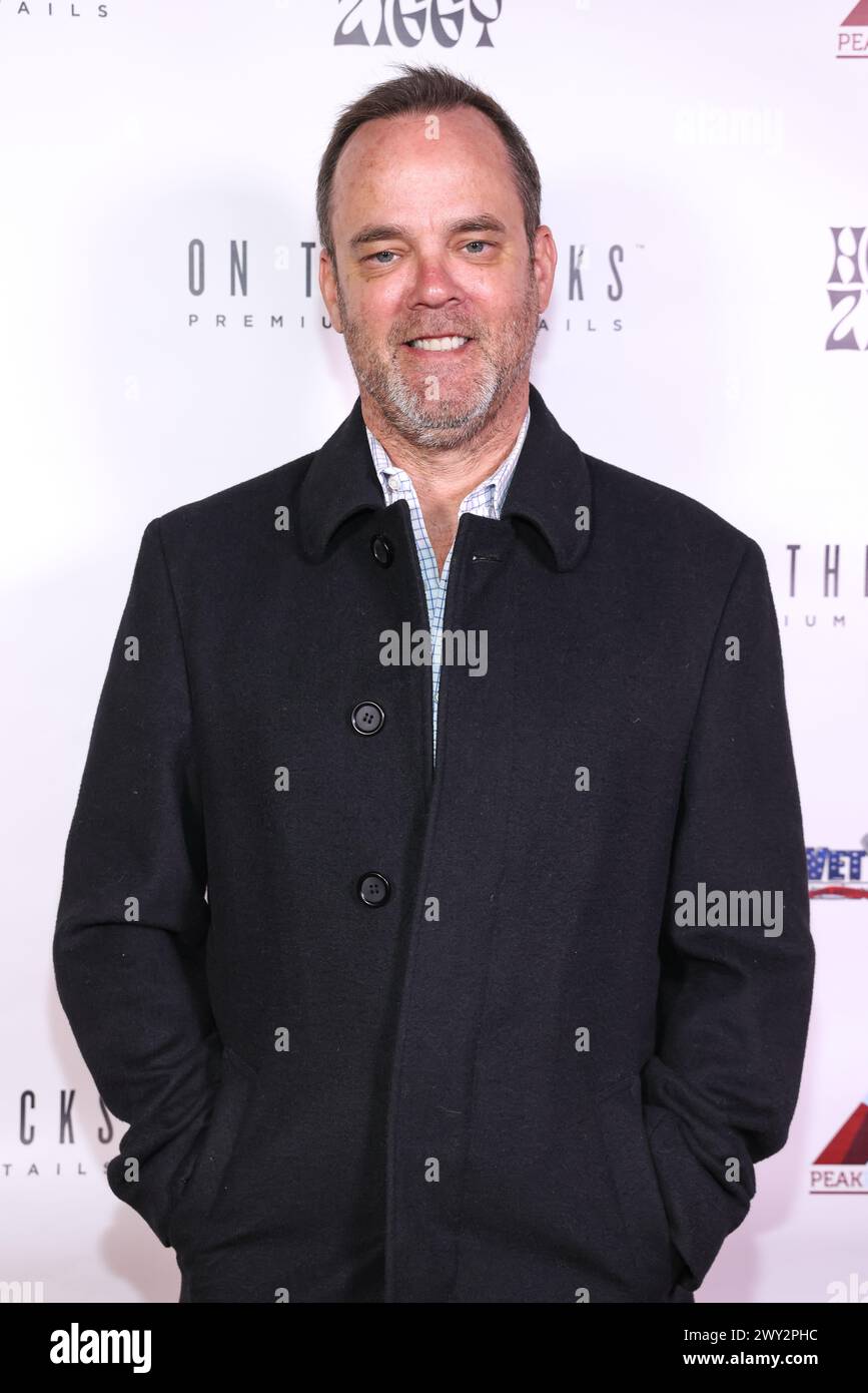 West Hollywood, California, USA. 1st April. 2024. Comedian Greg Baldwin attending Lamborghini ...