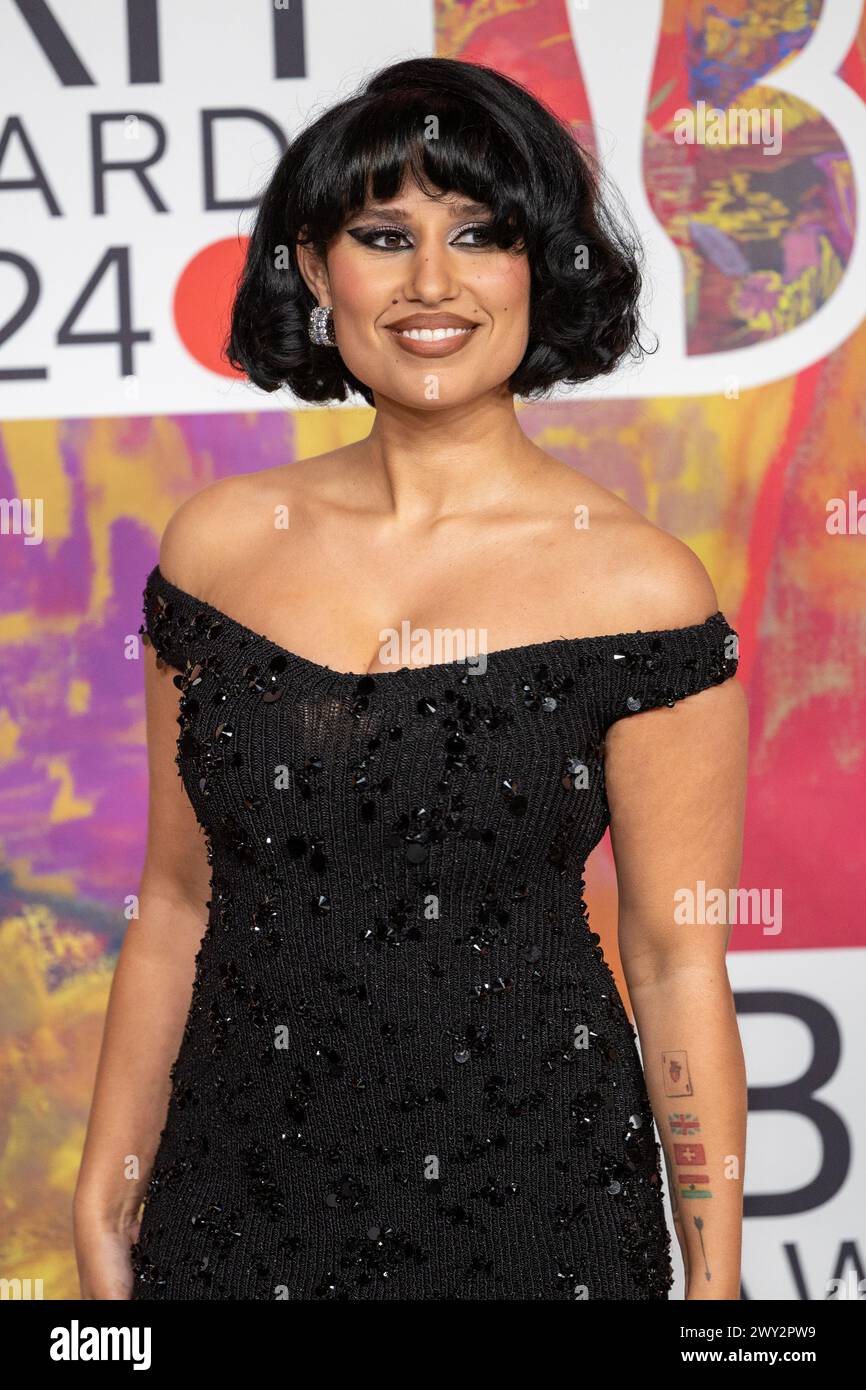Celebs attend the Brit Awards 2024 at the O2 Featuring: Raye Where ...