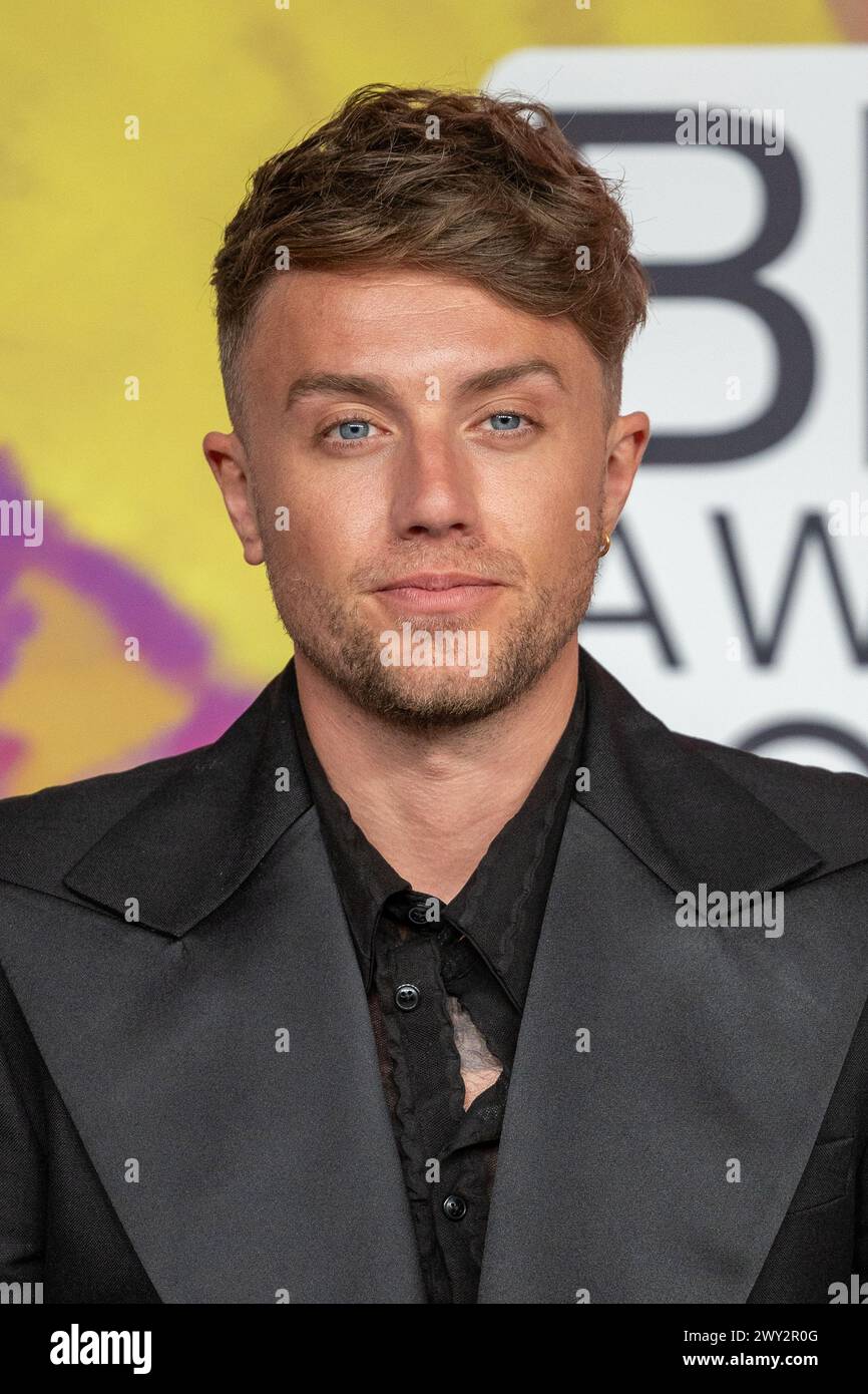 Celebs attend the Brit Awards 2024 at the O2 Featuring: Roman Kemp ...