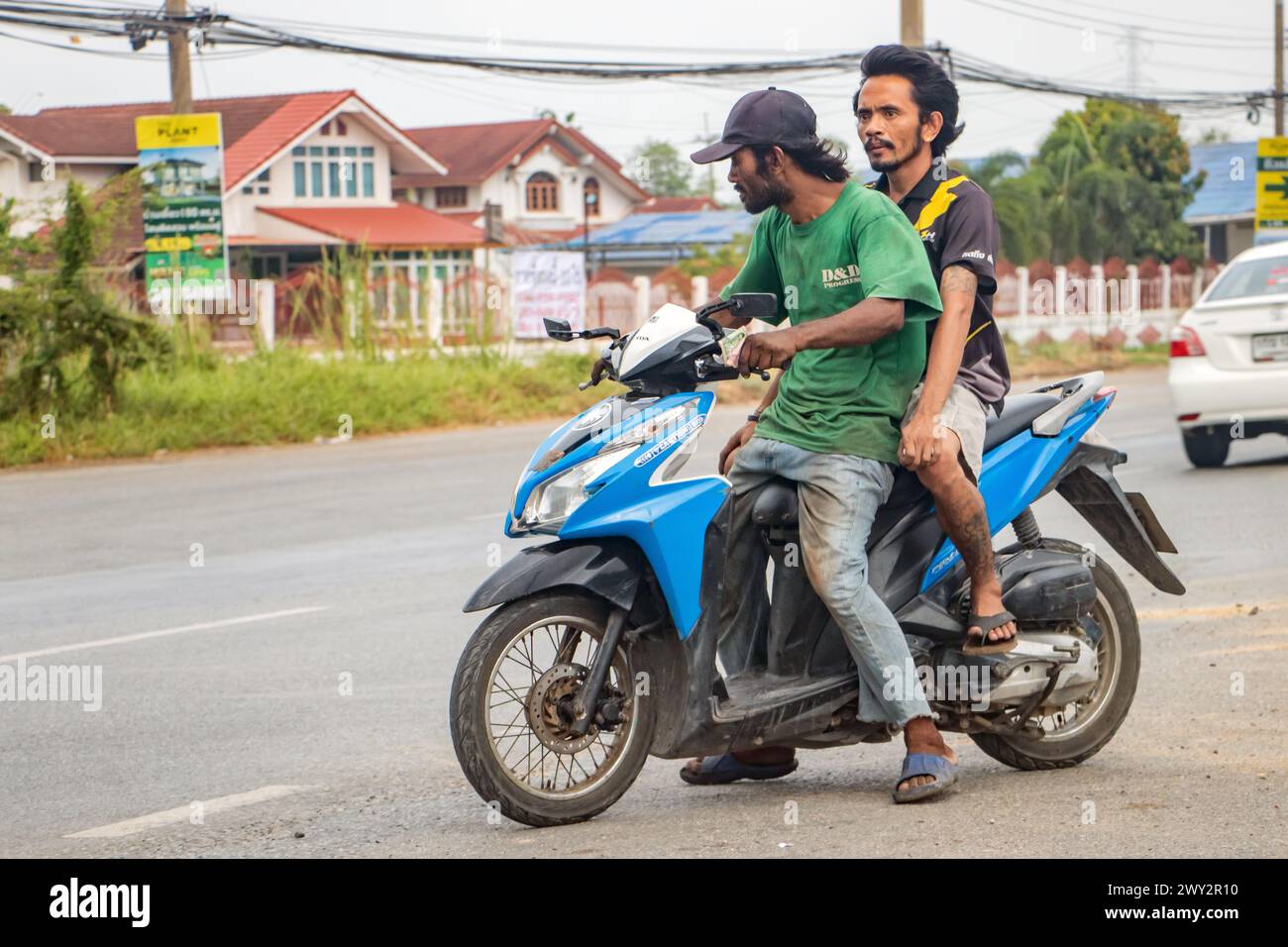 Two men ride on motorcycle hi-res stock photography and images - Alamy