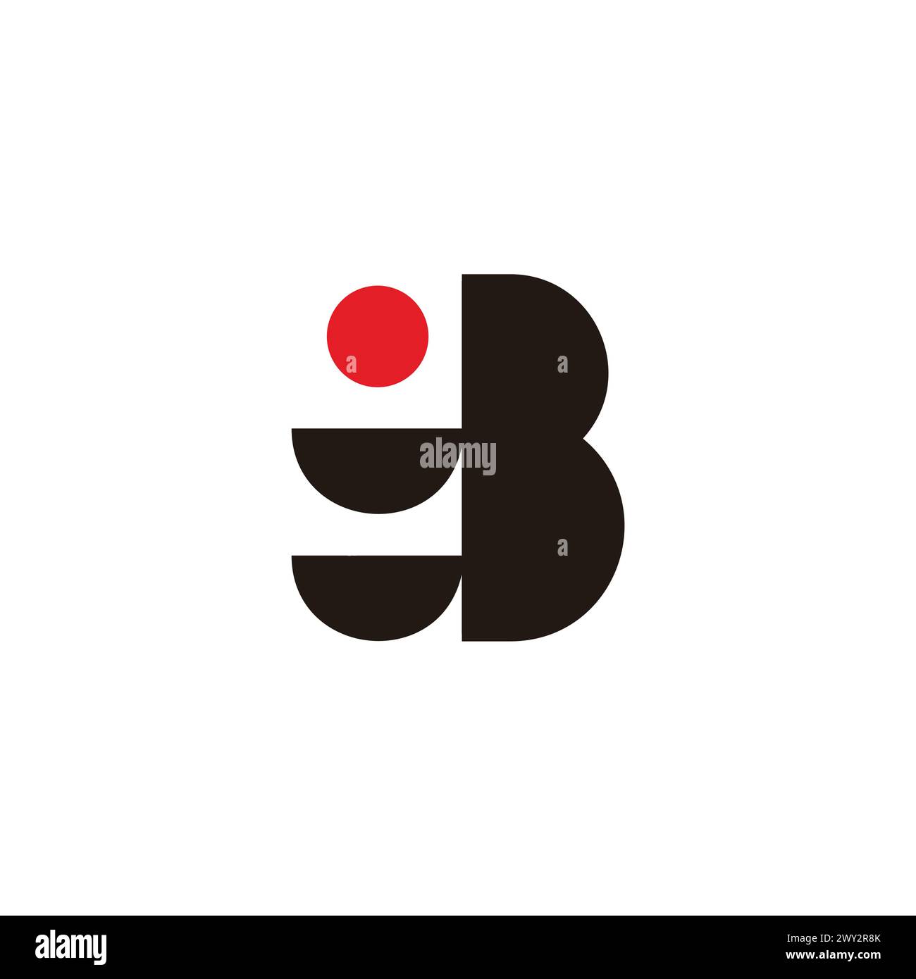 letter b abstract decoration outdoor logo vector Stock Vector Image ...