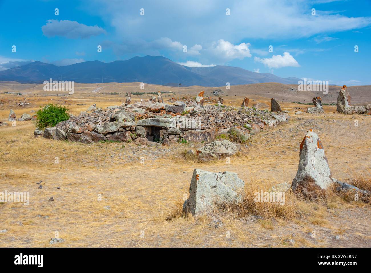 Zorats Karer aka Karahunj ancient sanctuary in Armenia Stock Photo - Alamy