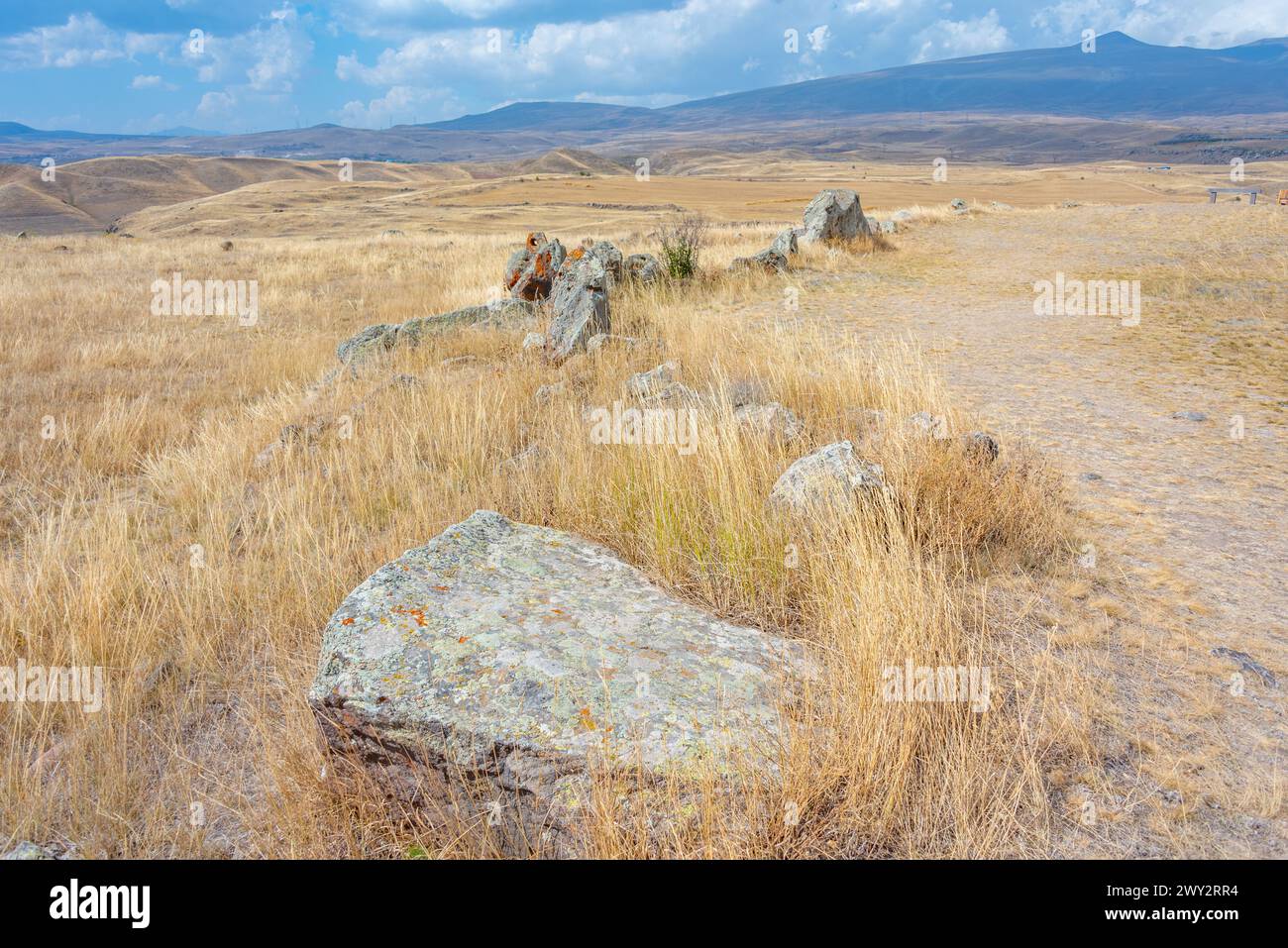Zorats Karer aka Karahunj ancient sanctuary in Armenia Stock Photo - Alamy
