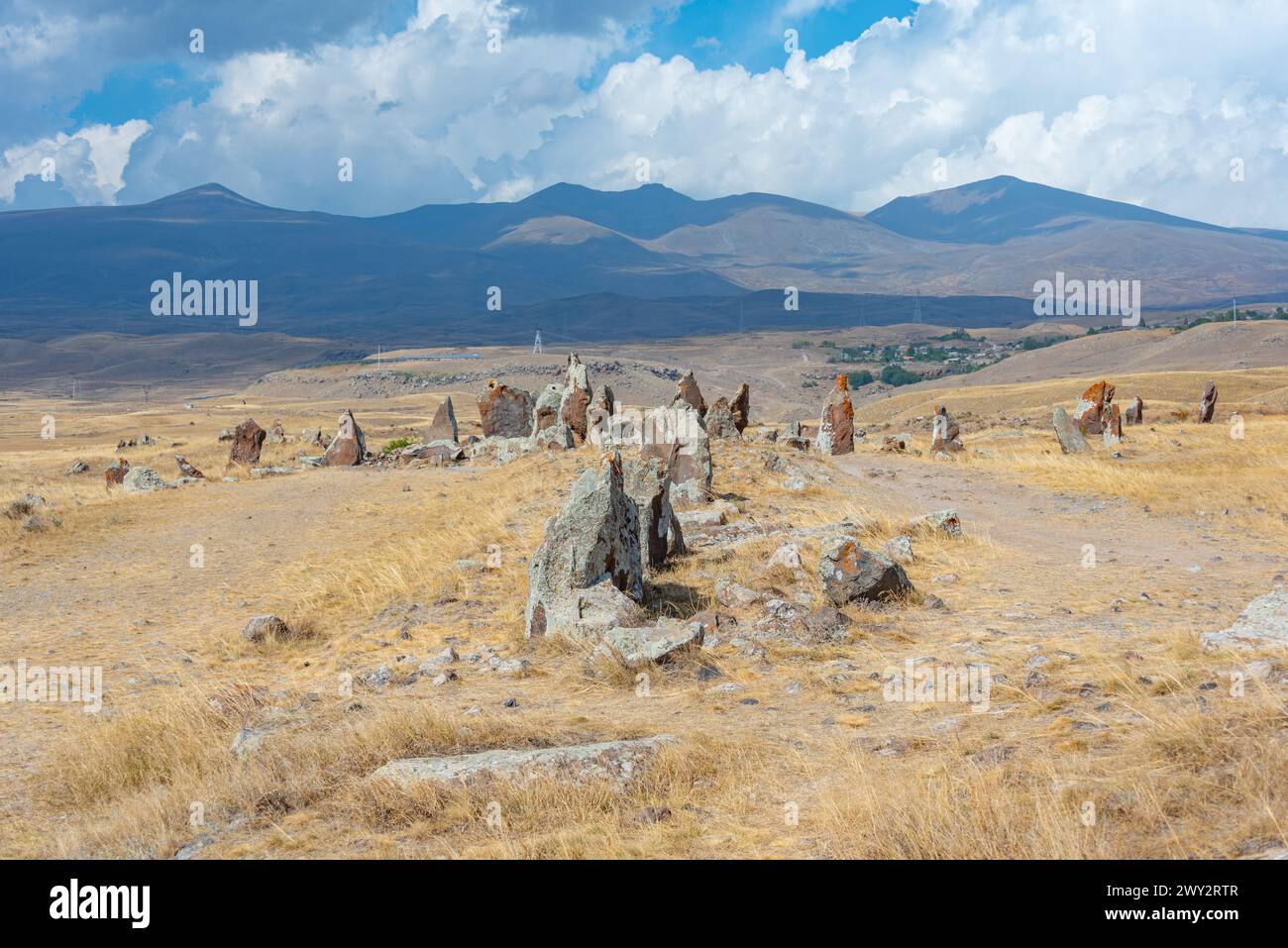 Zorats Karer aka Karahunj ancient sanctuary in Armenia Stock Photo - Alamy