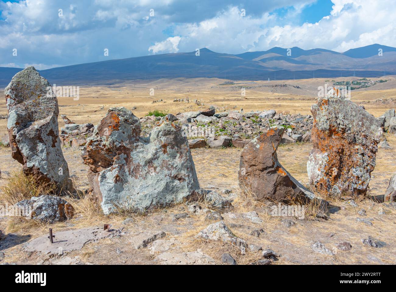 Zorats Karer aka Karahunj ancient sanctuary in Armenia Stock Photo - Alamy