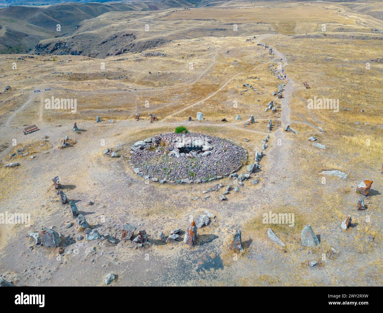 Zorats Karer aka Karahunj ancient sanctuary in Armenia Stock Photo - Alamy