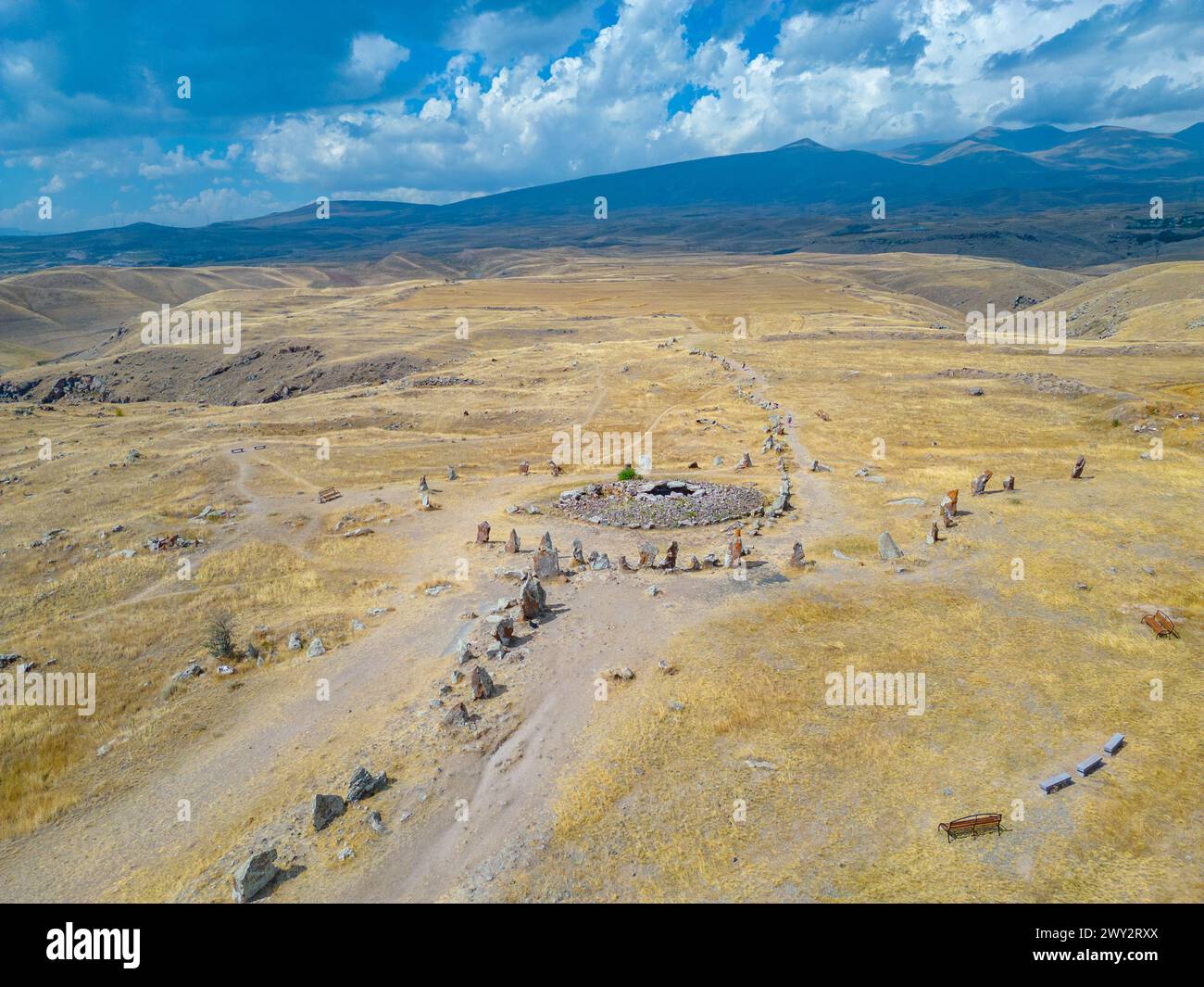 Zorats Karer aka Karahunj ancient sanctuary in Armenia Stock Photo - Alamy