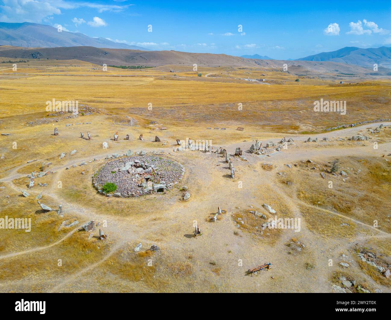 Zorats Karer aka Karahunj ancient sanctuary in Armenia Stock Photo - Alamy