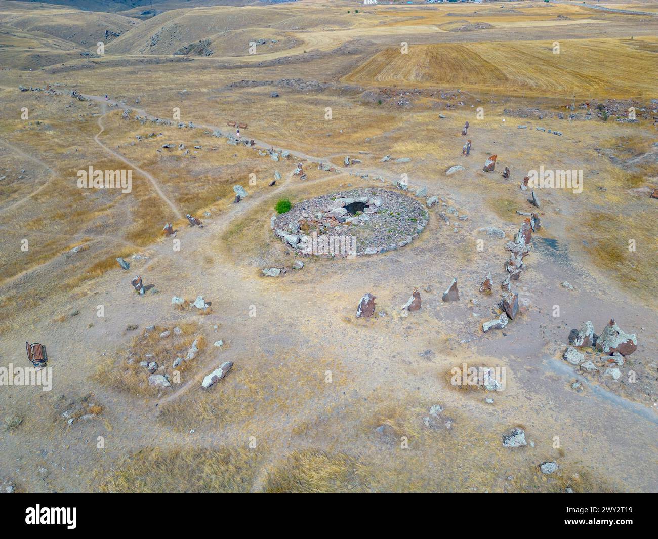 Zorats Karer aka Karahunj ancient sanctuary in Armenia Stock Photo - Alamy