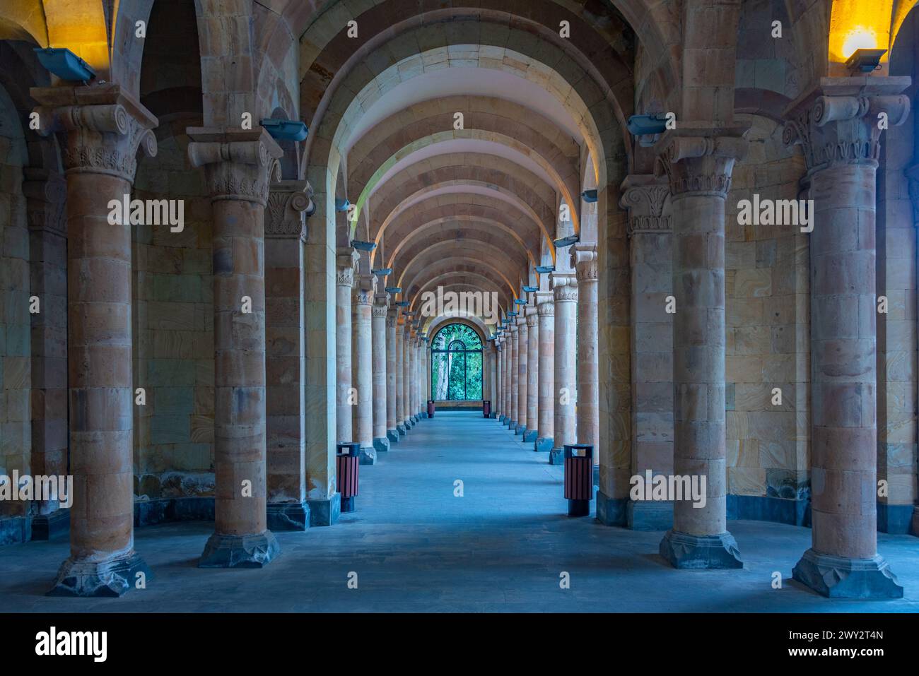 Gallery of Water spa promenade in Armenian town Jermuk Stock Photo - Alamy