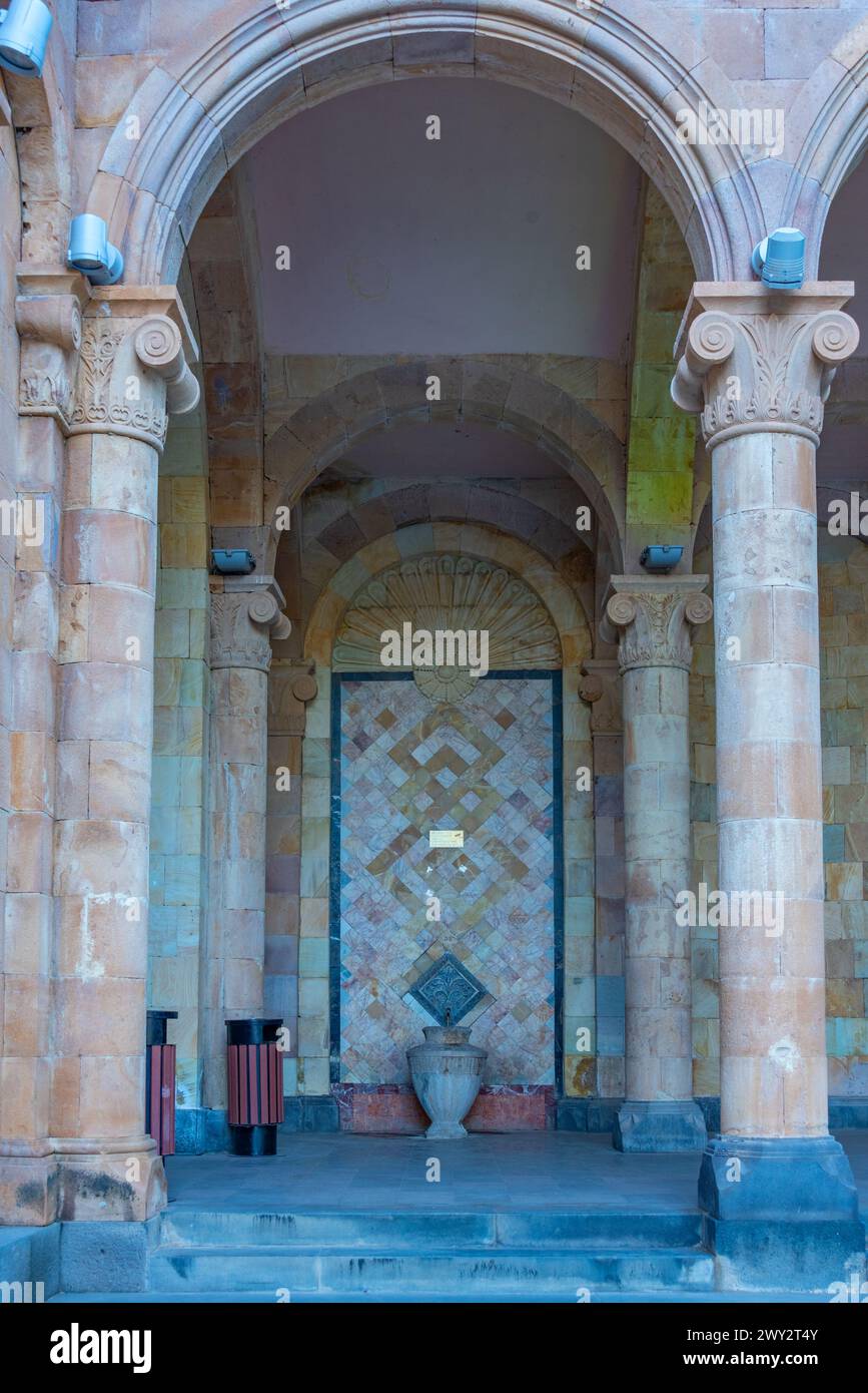 Gallery of Water spa promenade in Armenian town Jermuk Stock Photo - Alamy