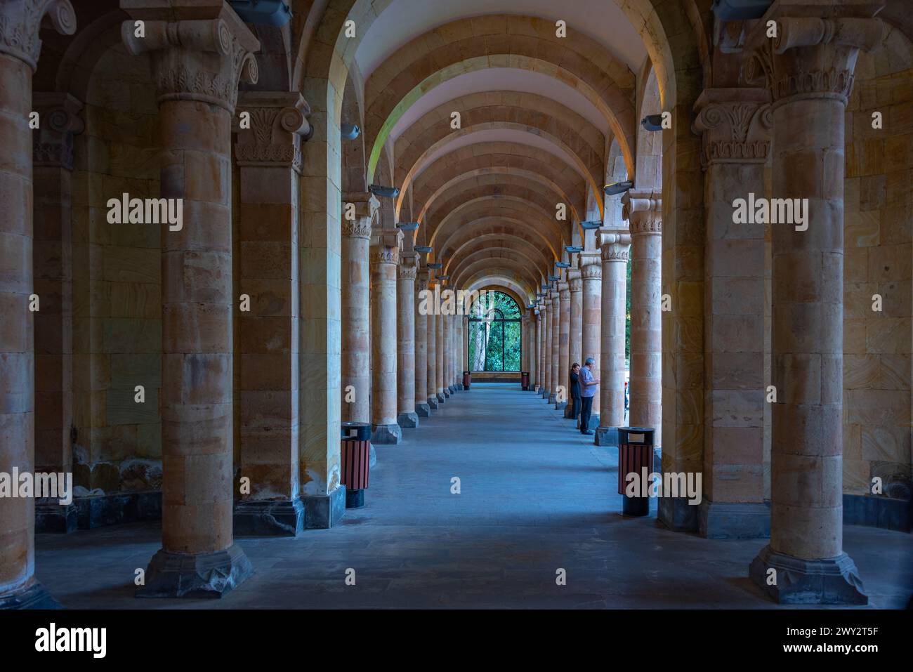 Gallery of Water spa promenade in Armenian town Jermuk Stock Photo - Alamy