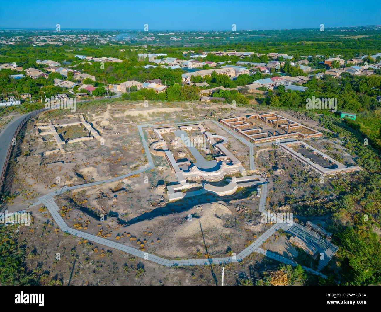 Ruins of ancient Dvin in Armenia Stock Photo - Alamy