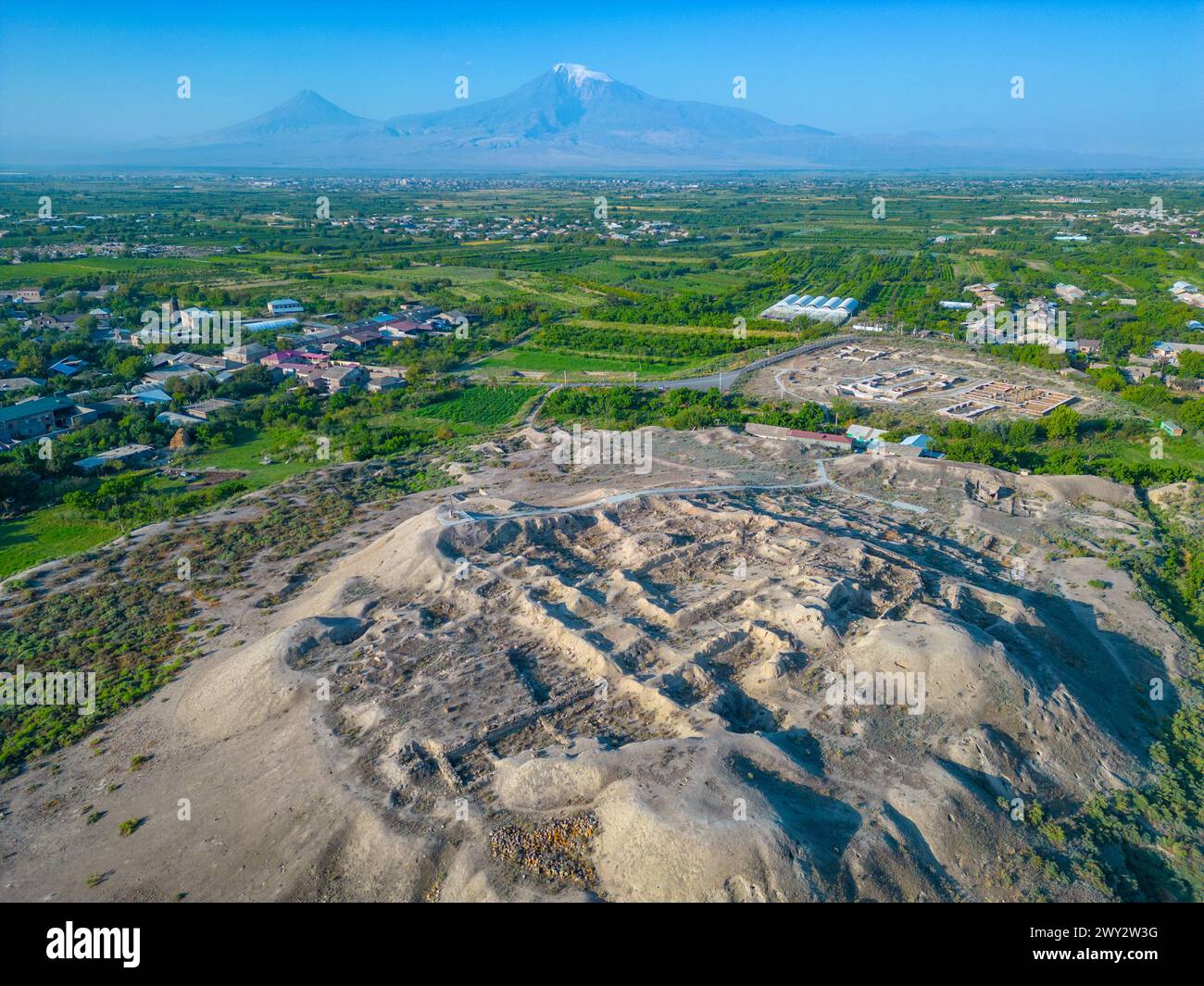 Ruins of ancient Dvin in Armenia Stock Photo - Alamy