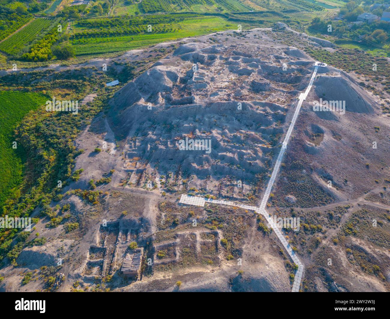 Ruins of ancient Dvin in Armenia Stock Photo - Alamy