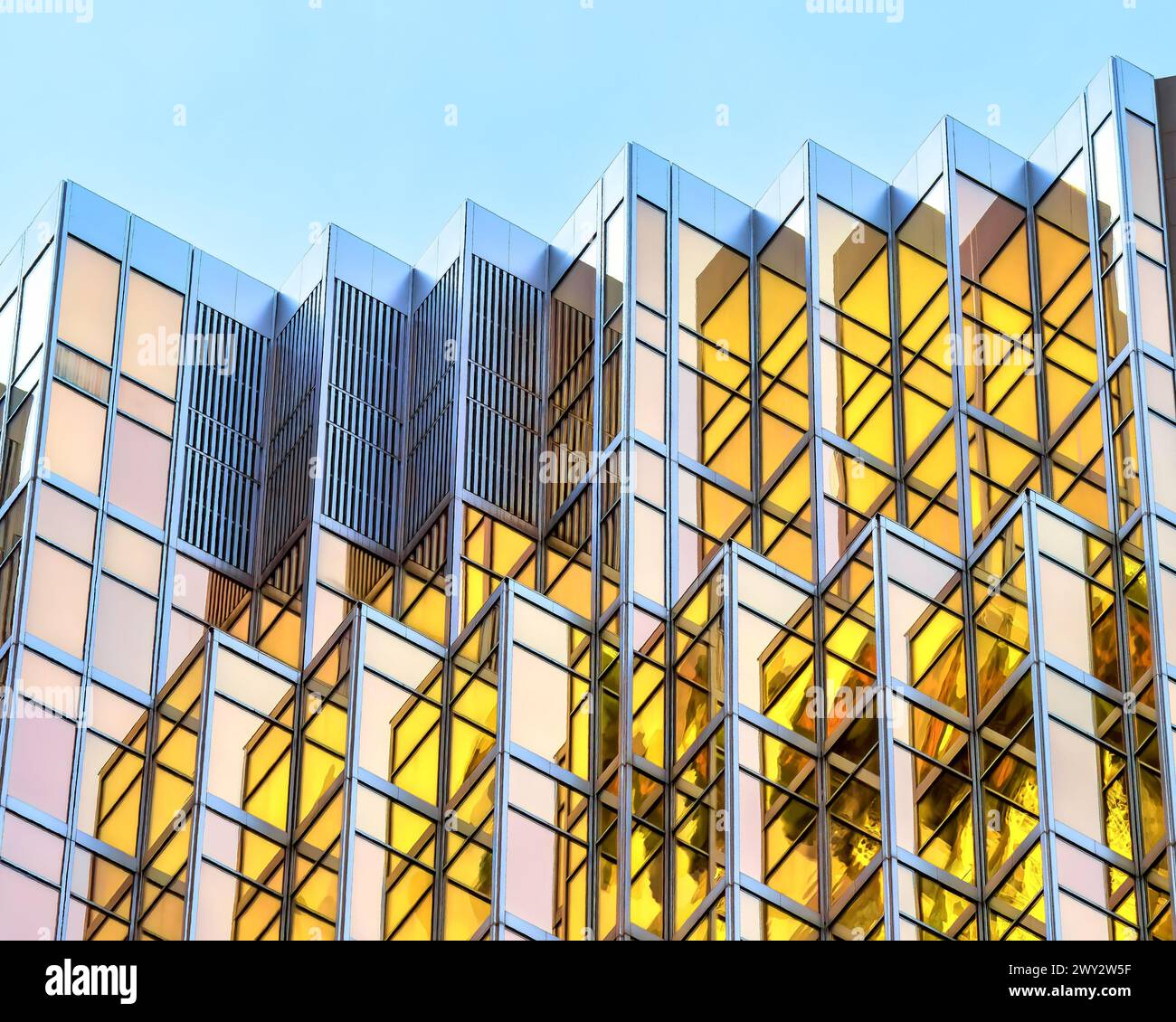 Architectural feature of the Royal Bank Plaza, North Tower building ...