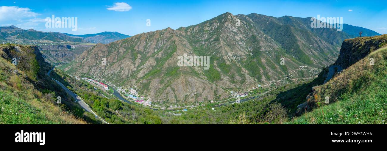 Landscape of Debed canyon and Sanahin village in Armenia Stock Photo ...