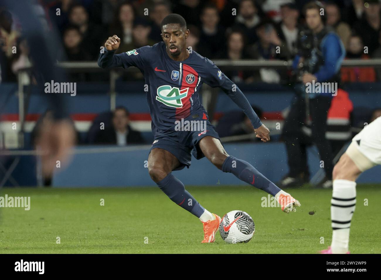 Ousmane Dembele of PSG during the French Cup, Semi-final football match ...