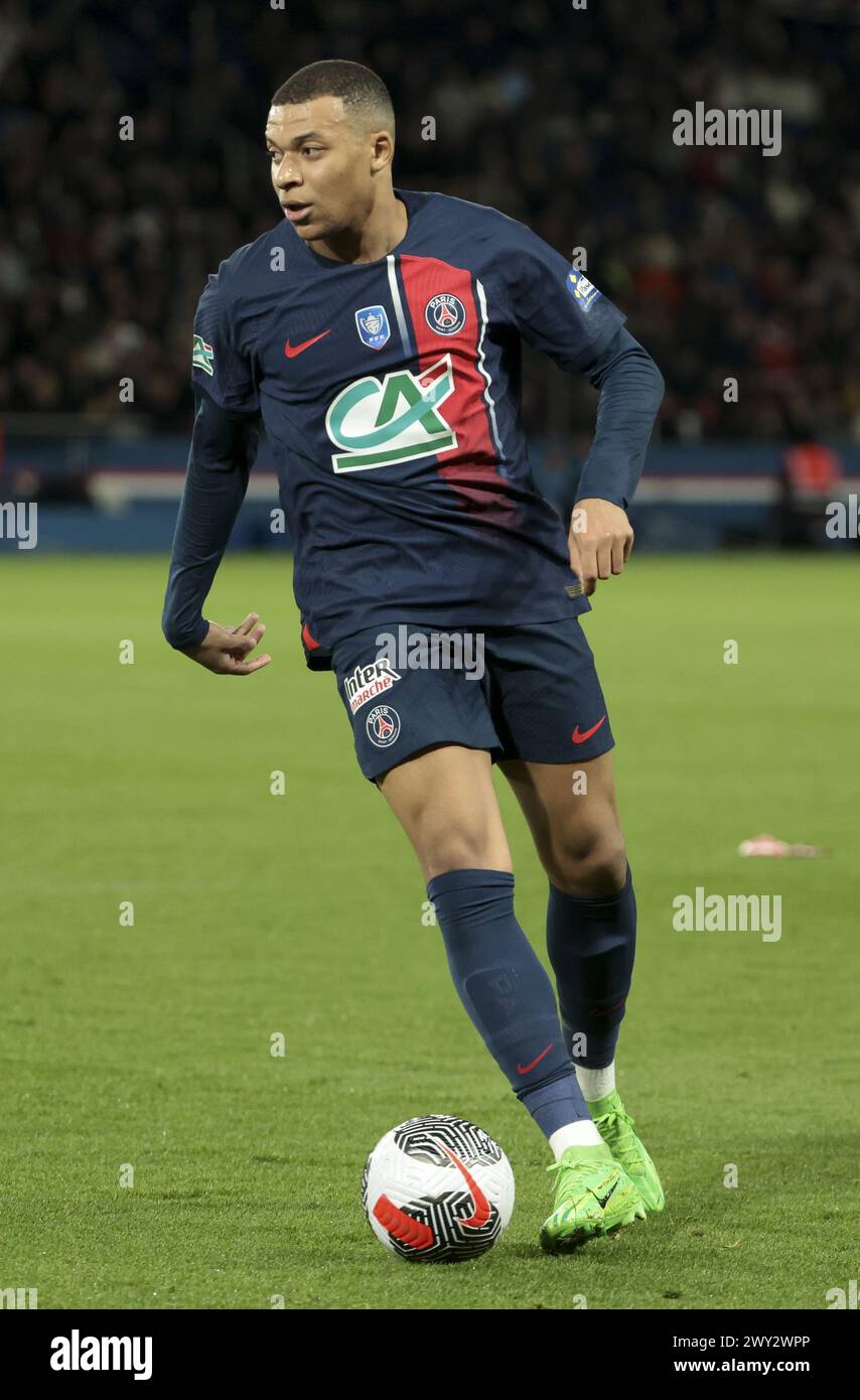 Kylian Mbappe of PSG during the French Cup, Semi-final football match ...
