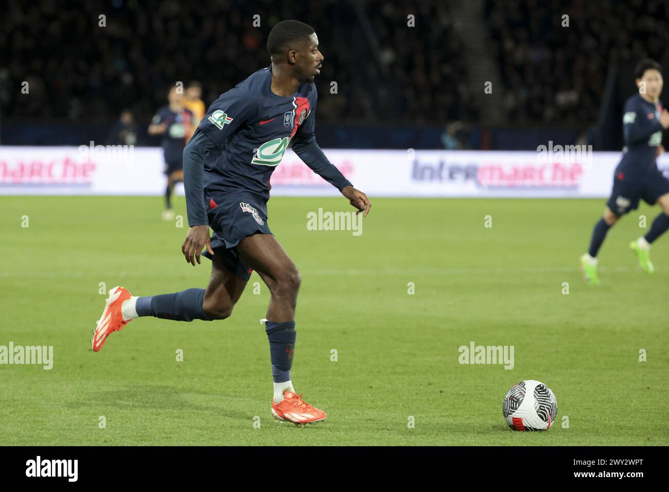 Ousmane Dembele of PSG during the French Cup, Semi-final football match ...