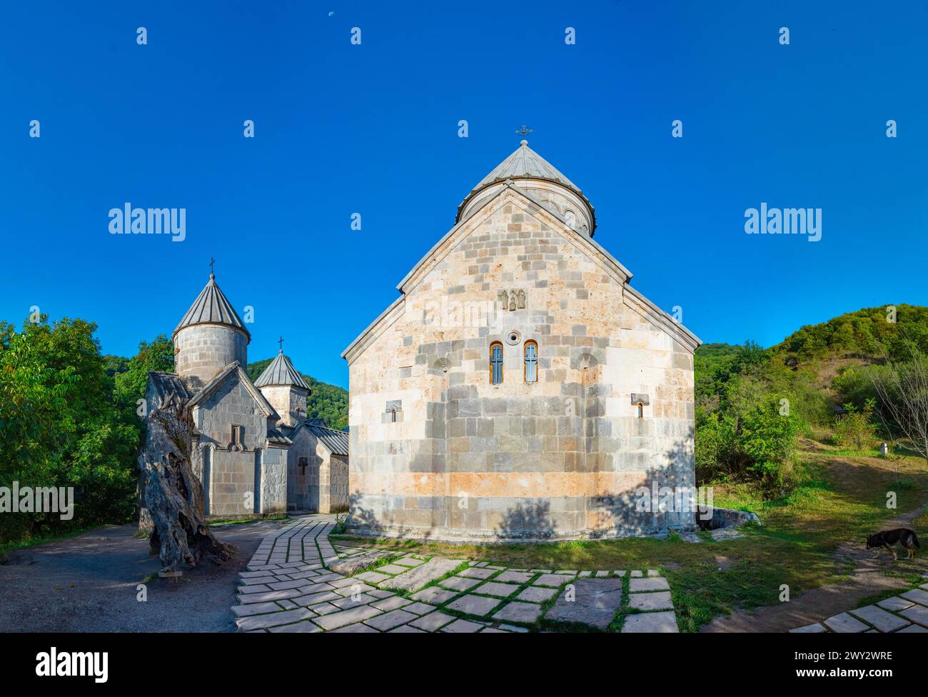 Sunny day at Haghartsin Monastery Complex in Armenia Stock Photo - Alamy