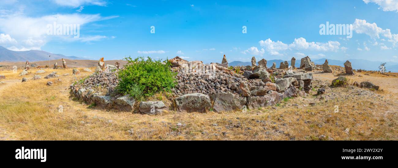 Zorats Karer aka Karahunj ancient sanctuary in Armenia Stock Photo - Alamy