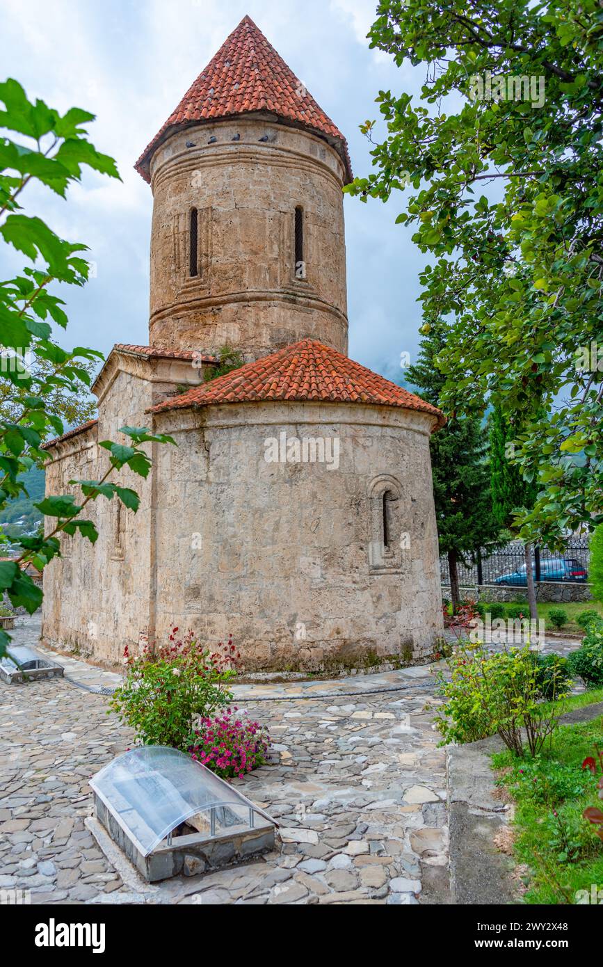 Kish Albanian Temple in Azerbaijan Stock Photo - Alamy
