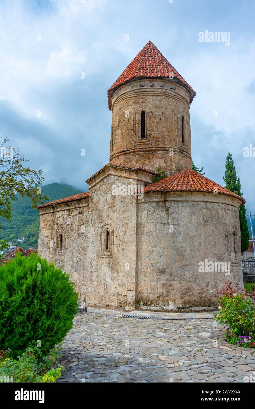 Kish Albanian Temple in Azerbaijan Stock Photo - Alamy
