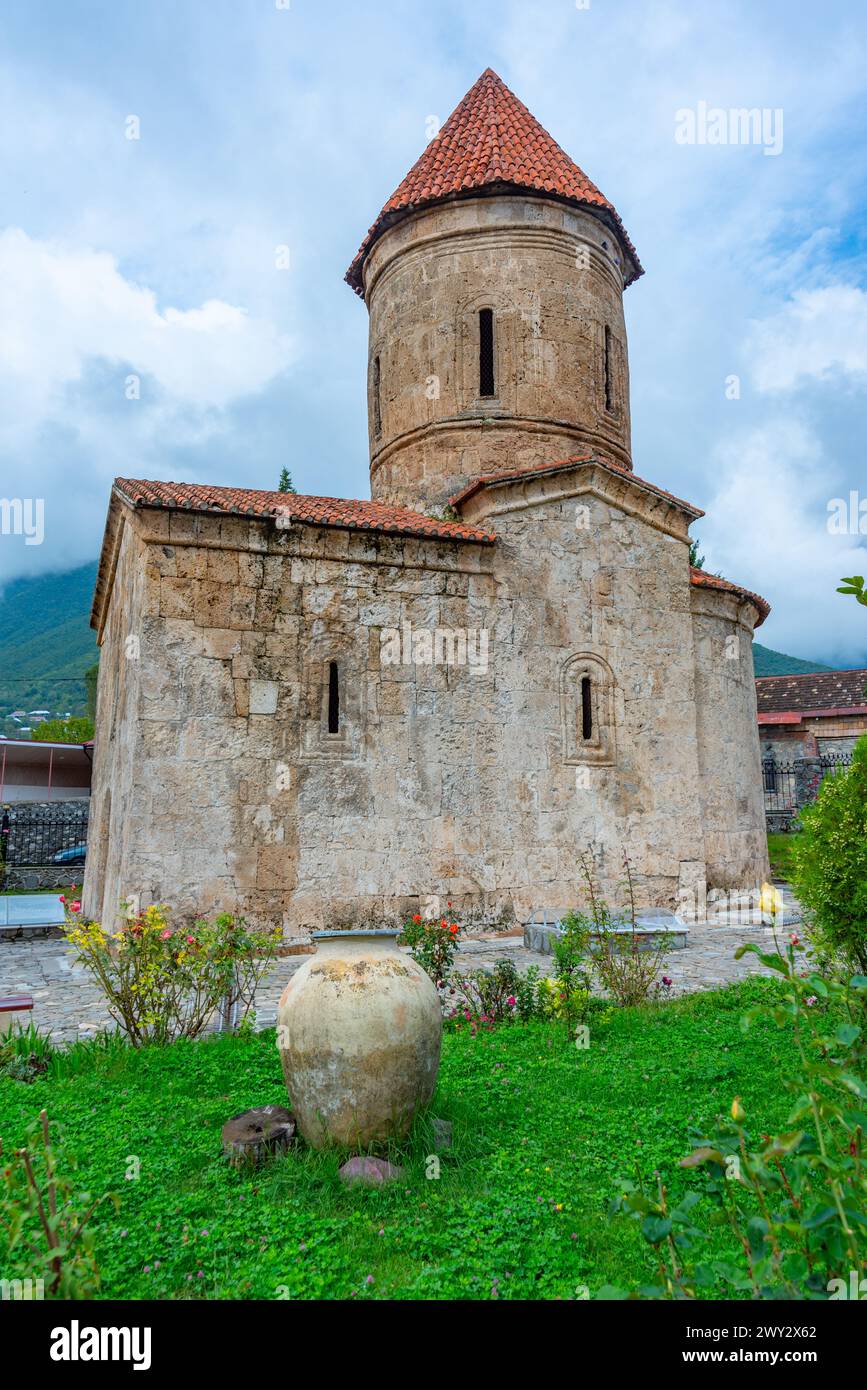 Kish Albanian Temple in Azerbaijan Stock Photo - Alamy