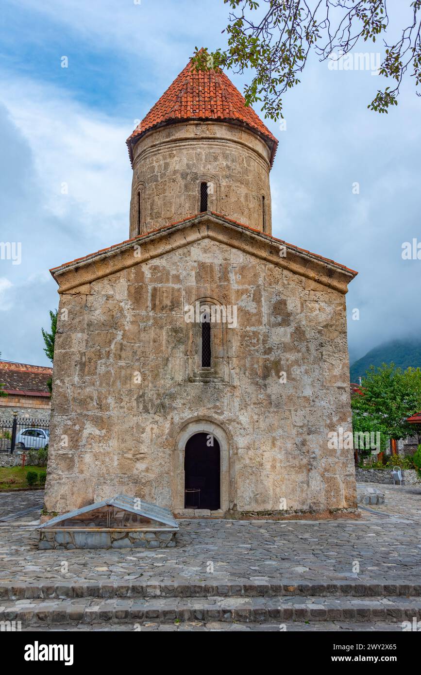 Kish Albanian Temple in Azerbaijan Stock Photo - Alamy