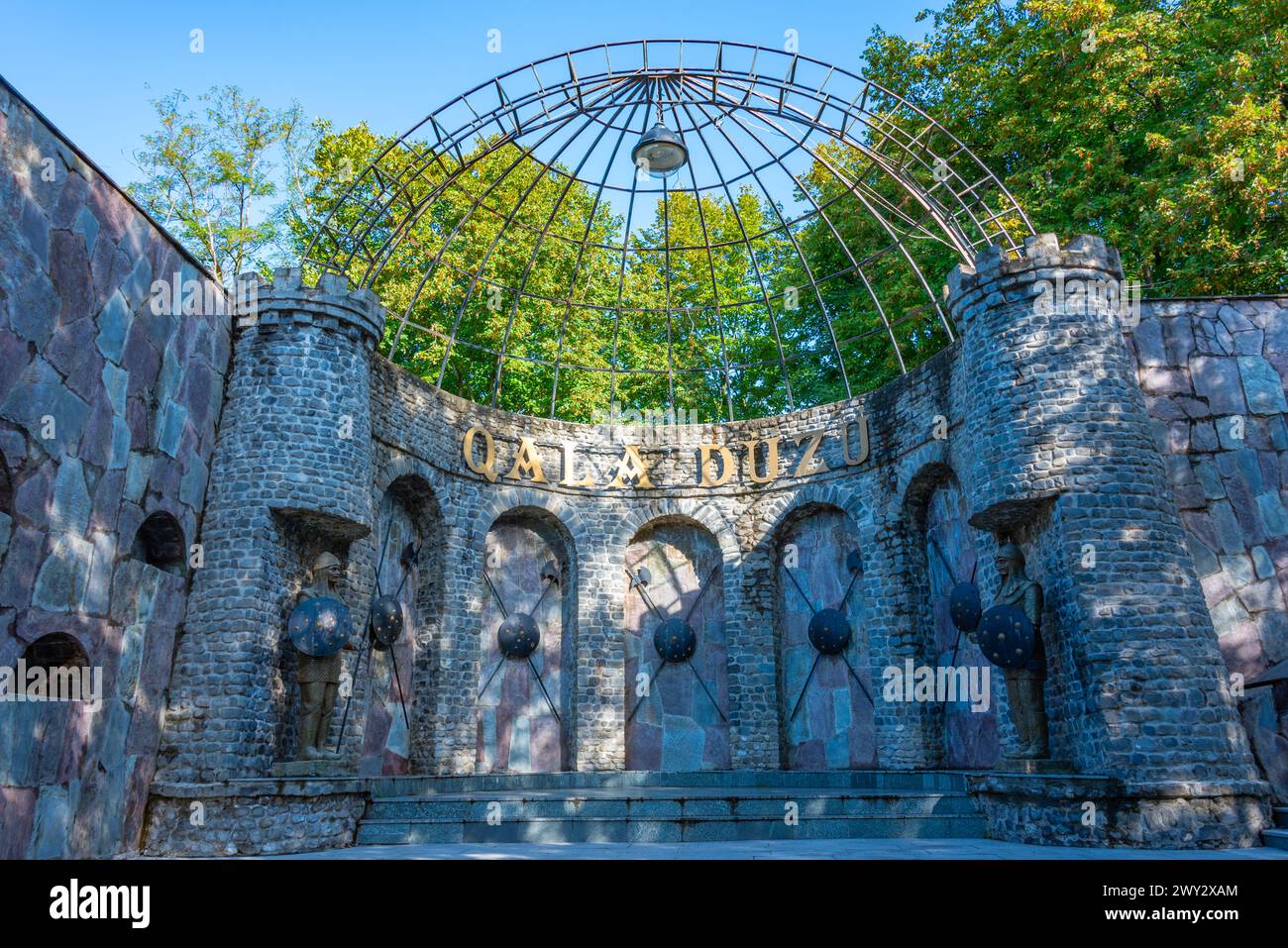 View of the zaqatala castle in Azerbaijan Stock Photo - Alamy