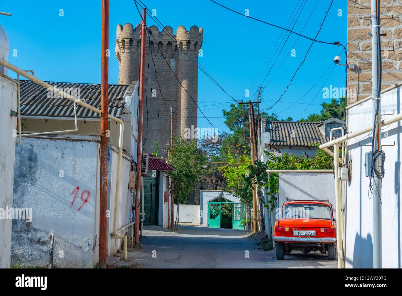 Sunny day at Mardakan castle in Azerbaijan Stock Photo - Alamy