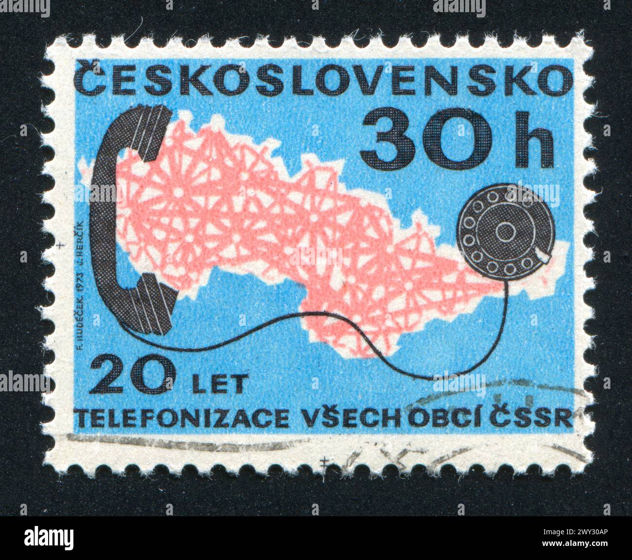 CZECHOSLOVAKIA - CIRCA 1973: stamp printed by Czechoslovakia, shows ...