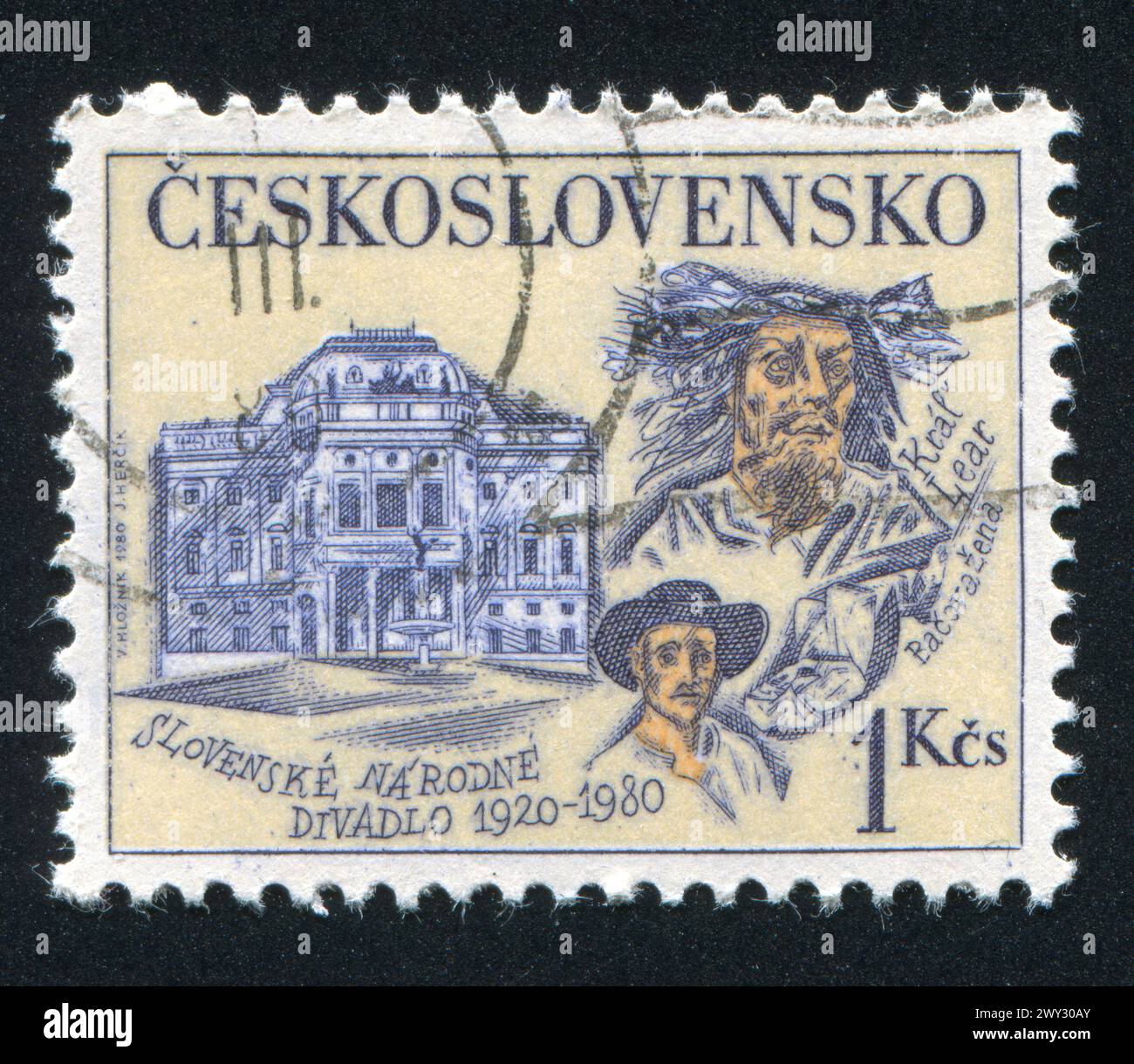CZECHOSLOVAKIA - CIRCA 1980: stamp printed by Czechoslovakia, shows ...