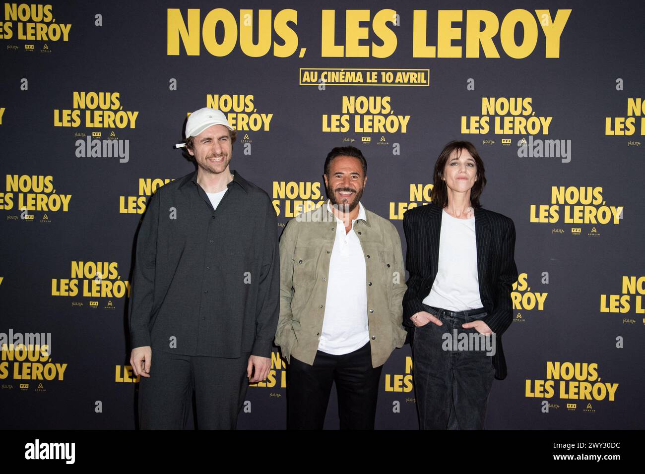 Florent Bernard, Jose Garcia and Charlotte Gainsbourg attending the ...