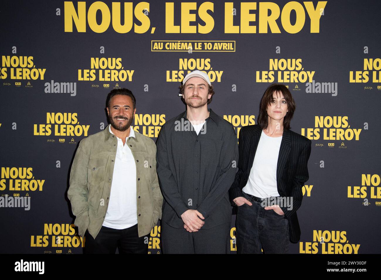 Florent Bernard, Jose Garcia and Charlotte Gainsbourg attending the ...