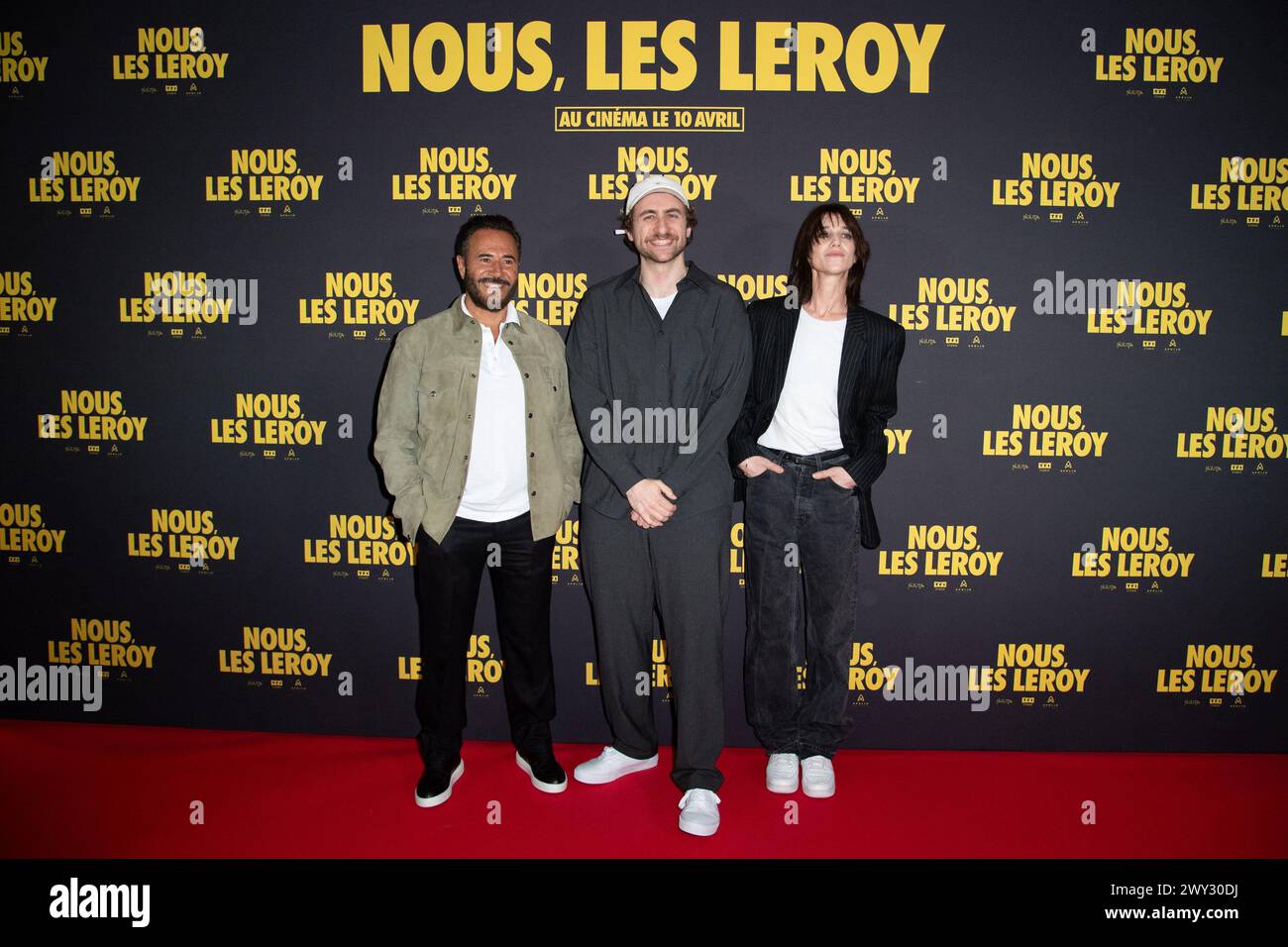 Florent Bernard, Jose Garcia and Charlotte Gainsbourg attending the ...