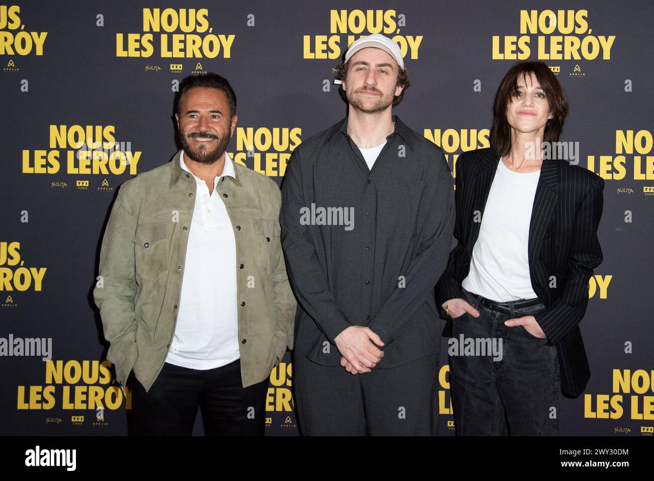 Florent Bernard, Jose Garcia and Charlotte Gainsbourg attending the ...