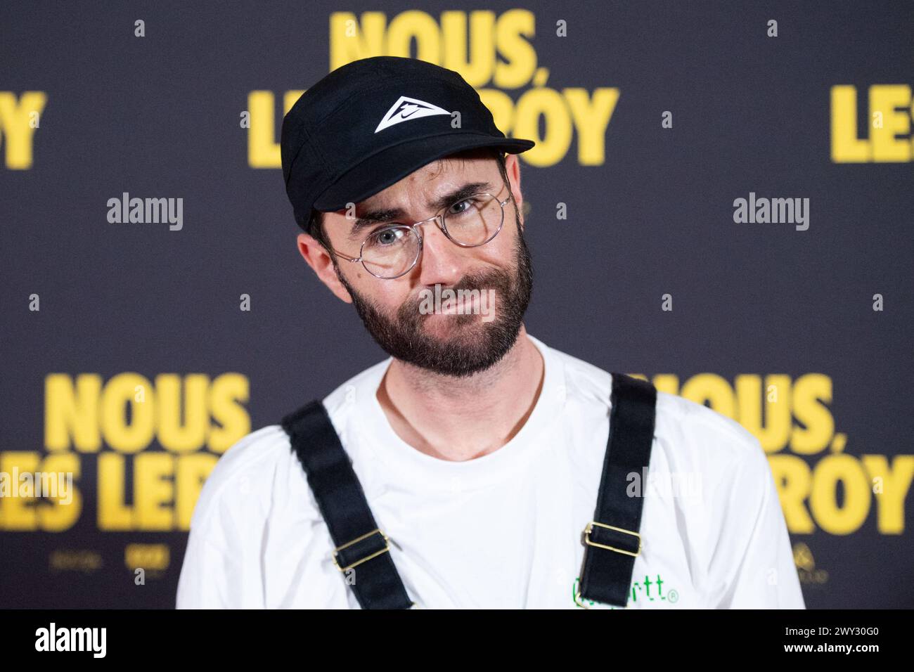 Paris, France. 03rd Apr, 2024. Cyprien attending the Nous Les Leroy ...