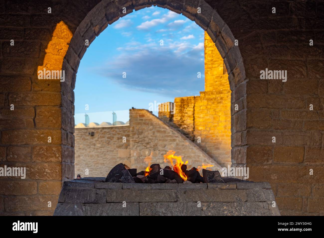 Ancient persian faith sacred fire ritual hi-res stock photography and ...