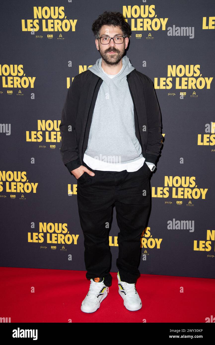 Paris, France. 03rd Apr, 2024. Vincent Tirel attending the Nous Les ...