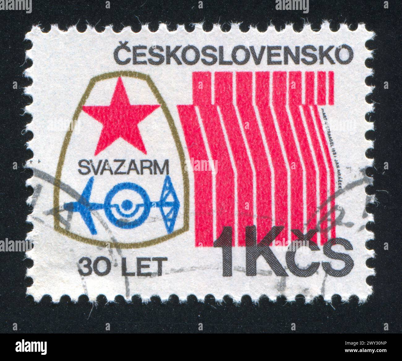 CZECHOSLOVAKIA - CIRCA 1981: stamp printed by Czechoslovakia, shows ...