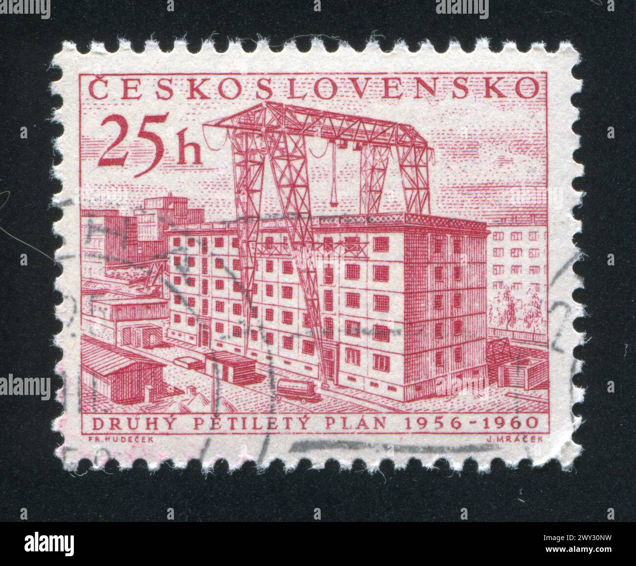 CZECHOSLOVAKIA - CIRCA 1955: stamp printed by Czechoslovakia, shows ...