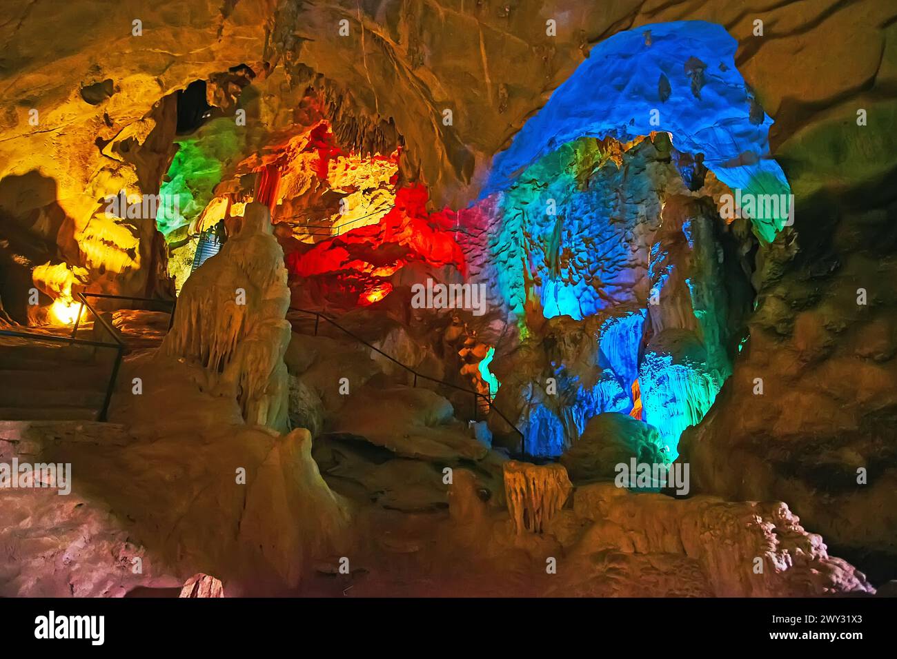 PHANG NGA, THAILAND - APRIL, 28: The heart-shaped entrance to the Dark ...